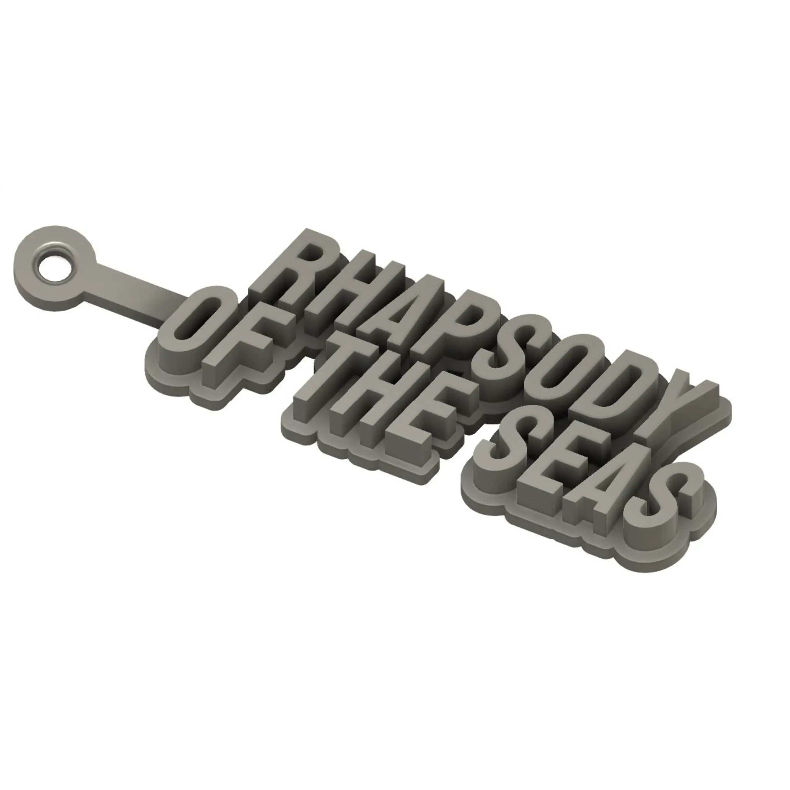 Other STL Download - Royal Caribbean Rhapsody of the Seas Keychain ...