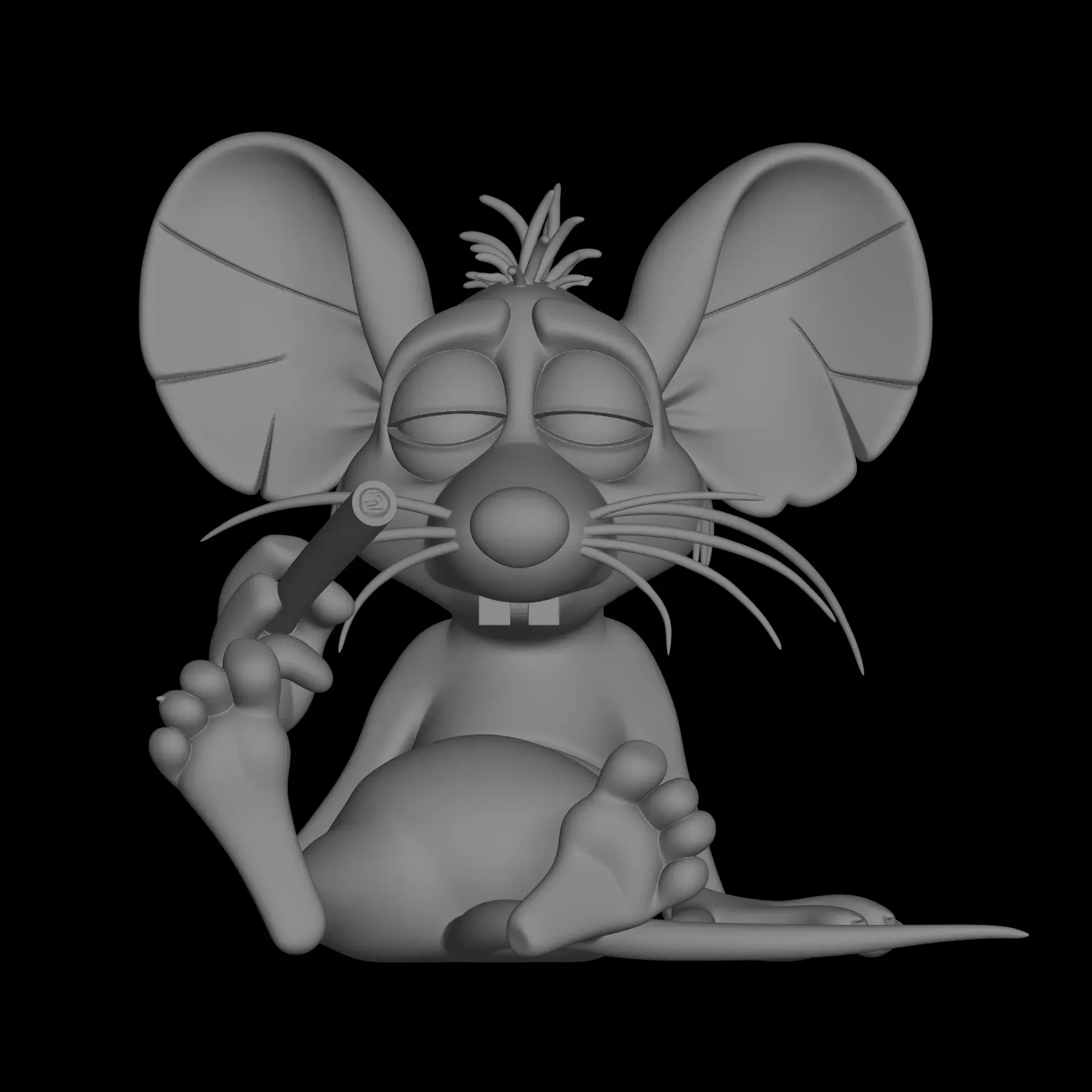 Other STL Download - smoking mouse designby BiLeN MeSH SToRe