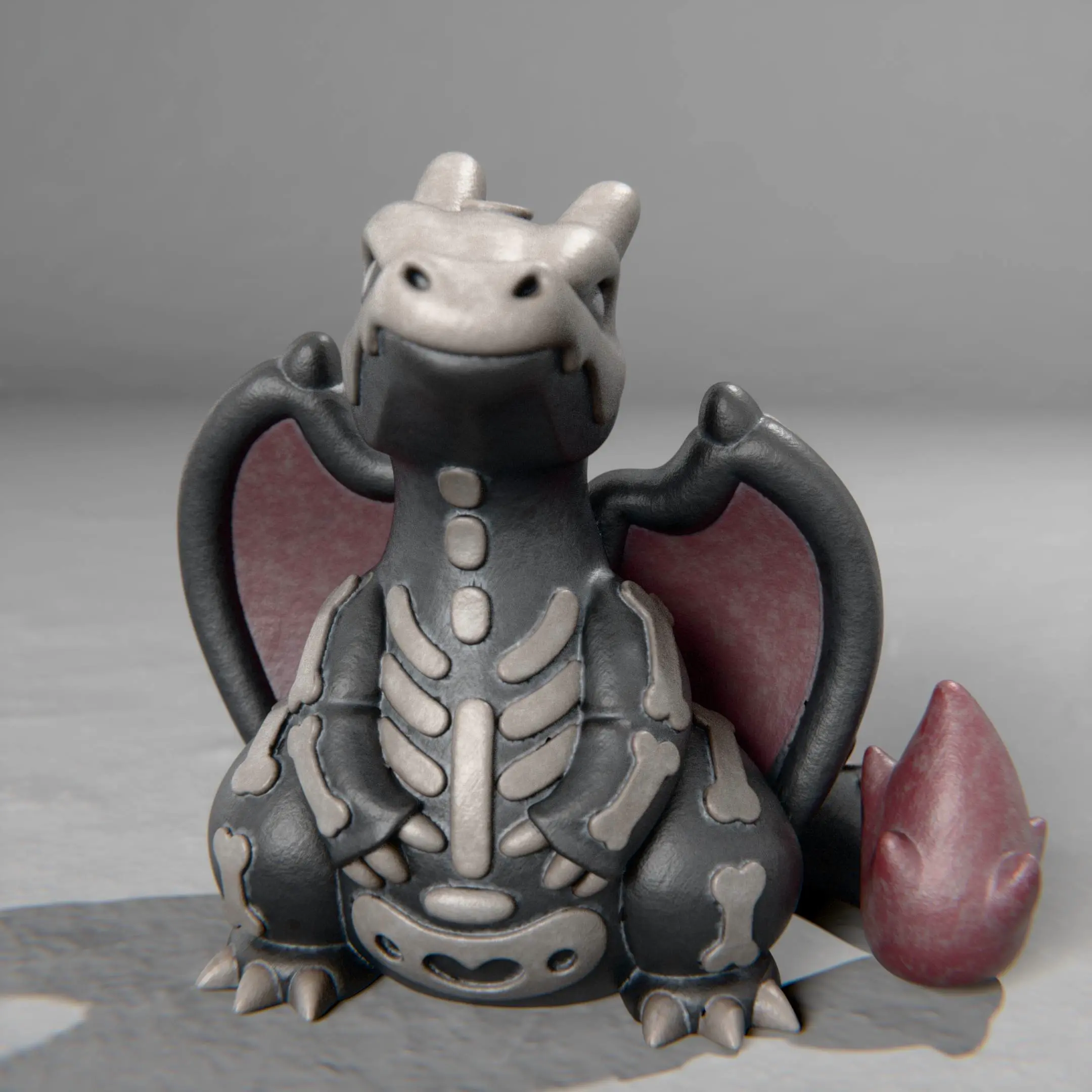 3D Printer Files | 3MF File | Skeleton Charizard pokemon fan Art ...