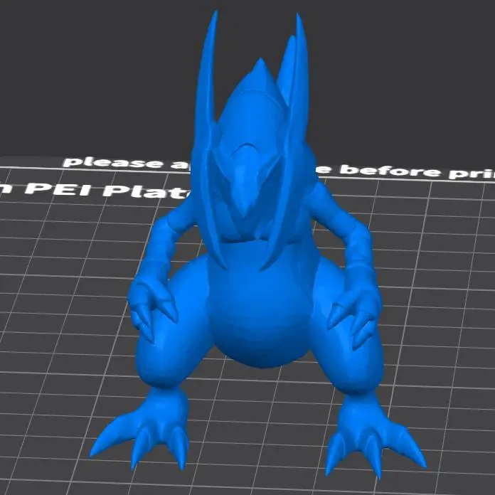 3D Printer Files | 3MF File | Pokemon: Haxorus | Creality Cloud