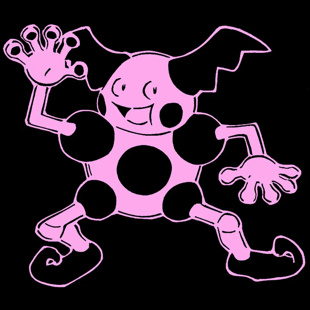 Free Sculptures & Artworks STL Download - 122 Mr. Mime stencil + 2Dby ...