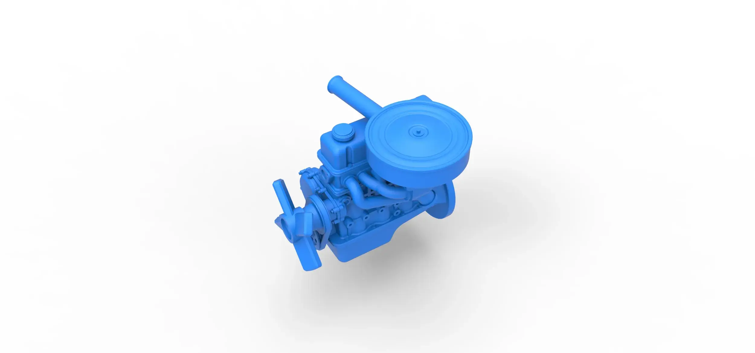 Vehicles & Machinery STL Download - Engine of New Zealand Ministock car ...