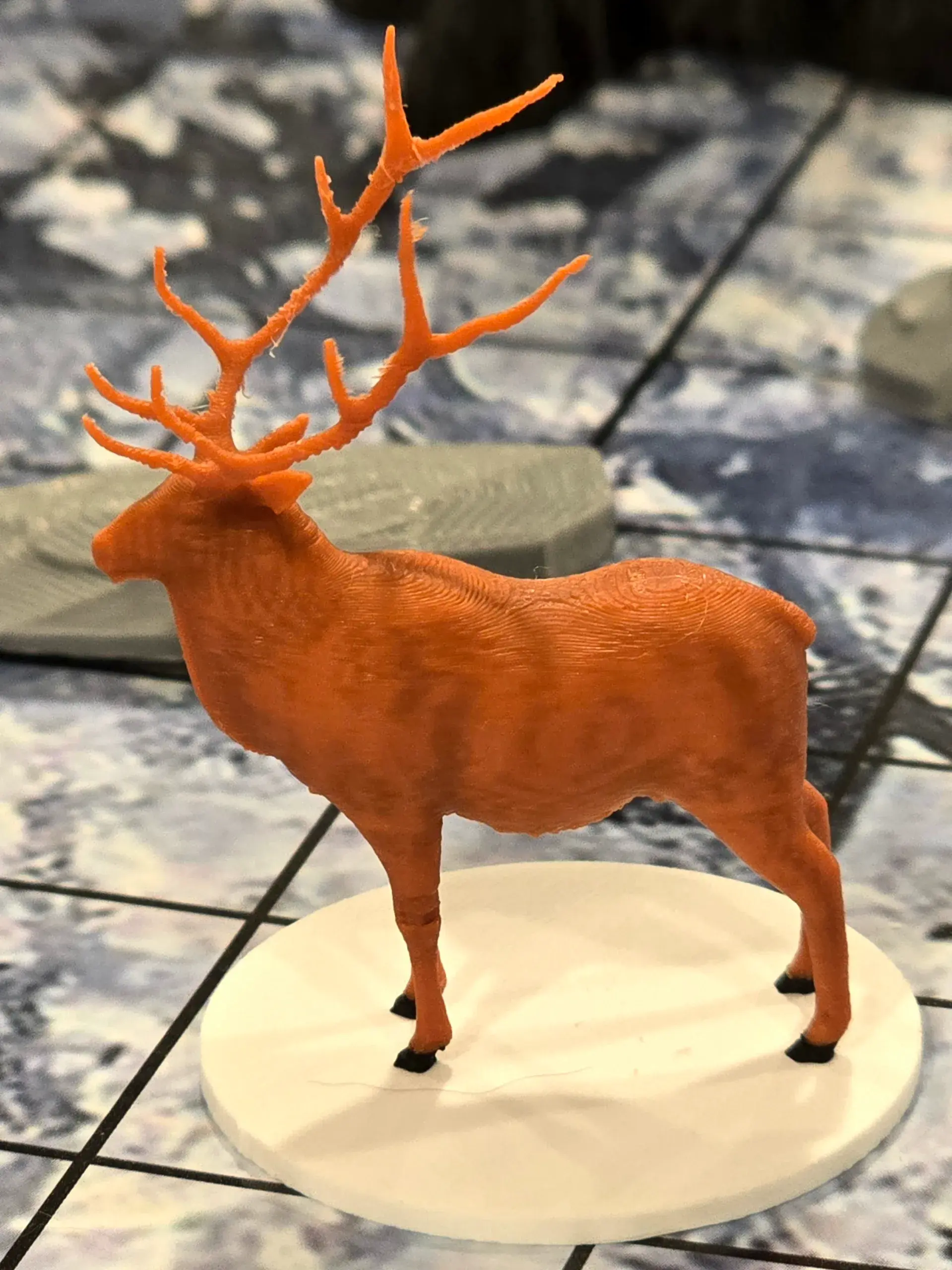 3D Printer Files | 3MF File | RPG Elk Miniature | Creality Cloud