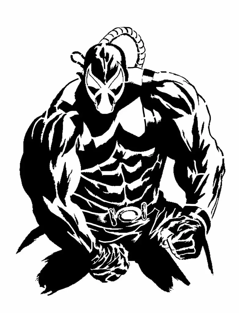 Bane stencil 2 | 3D models download | Creality Cloud