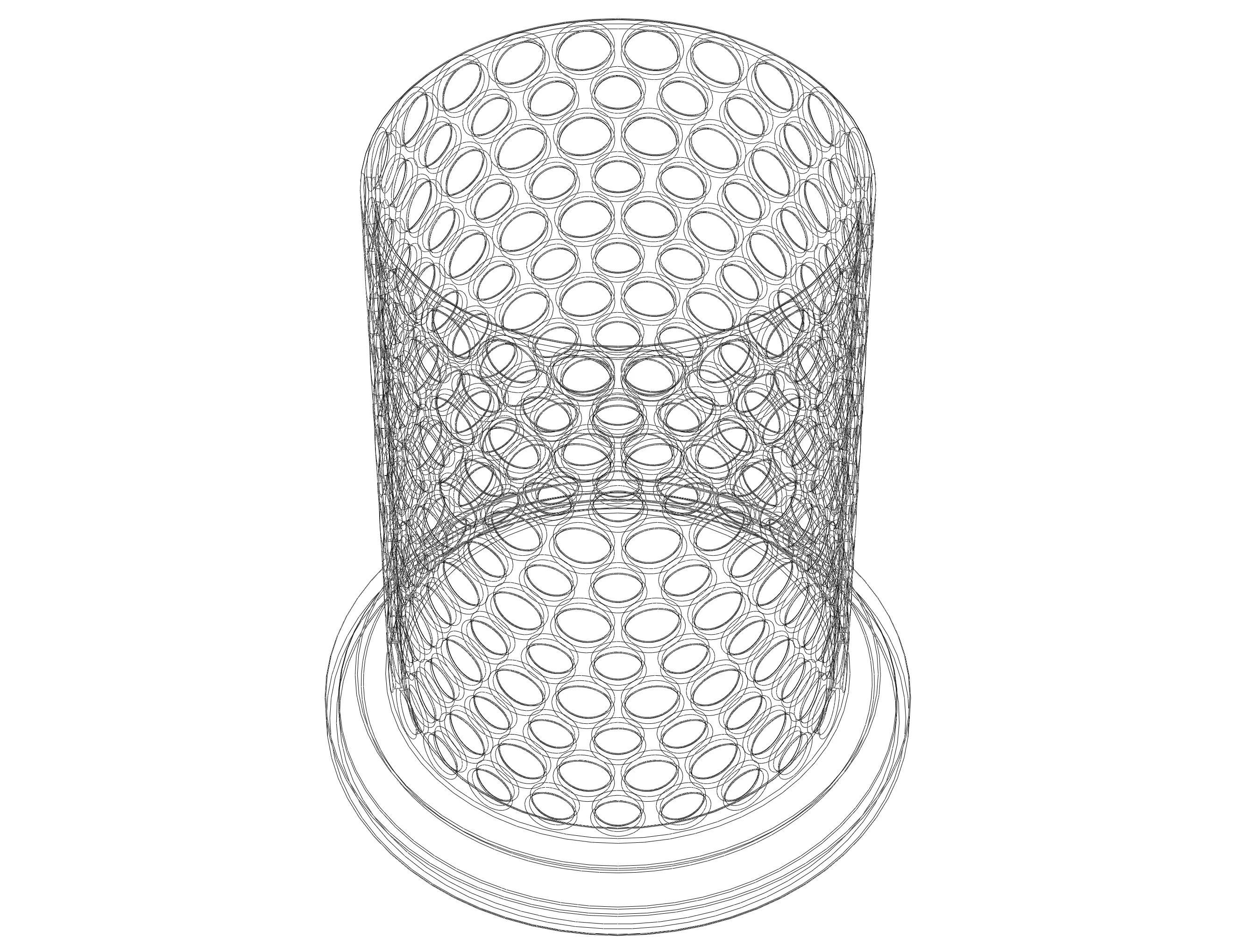 Other STL Download - Plastic Organizer Round Holder 7 cmby MR AnyCAD