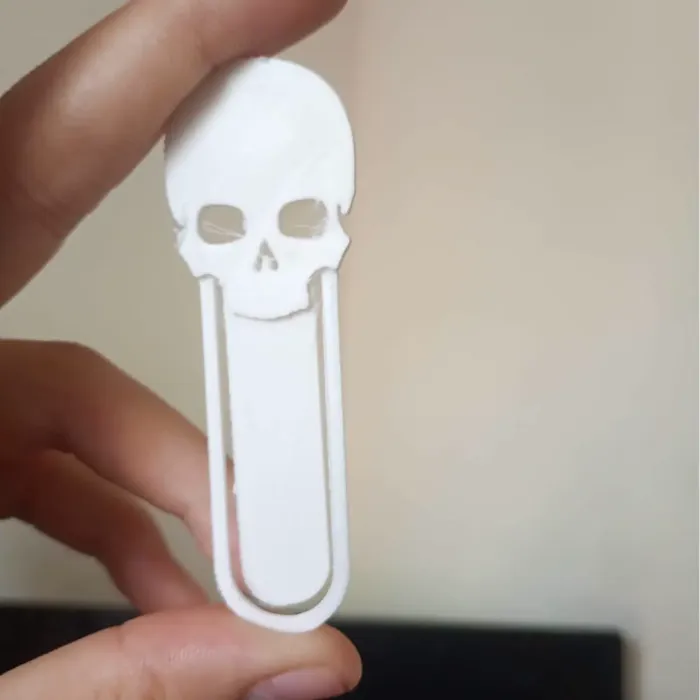 Free Other STL Download - SKULL BOOKMARKby ChuyMarlboro