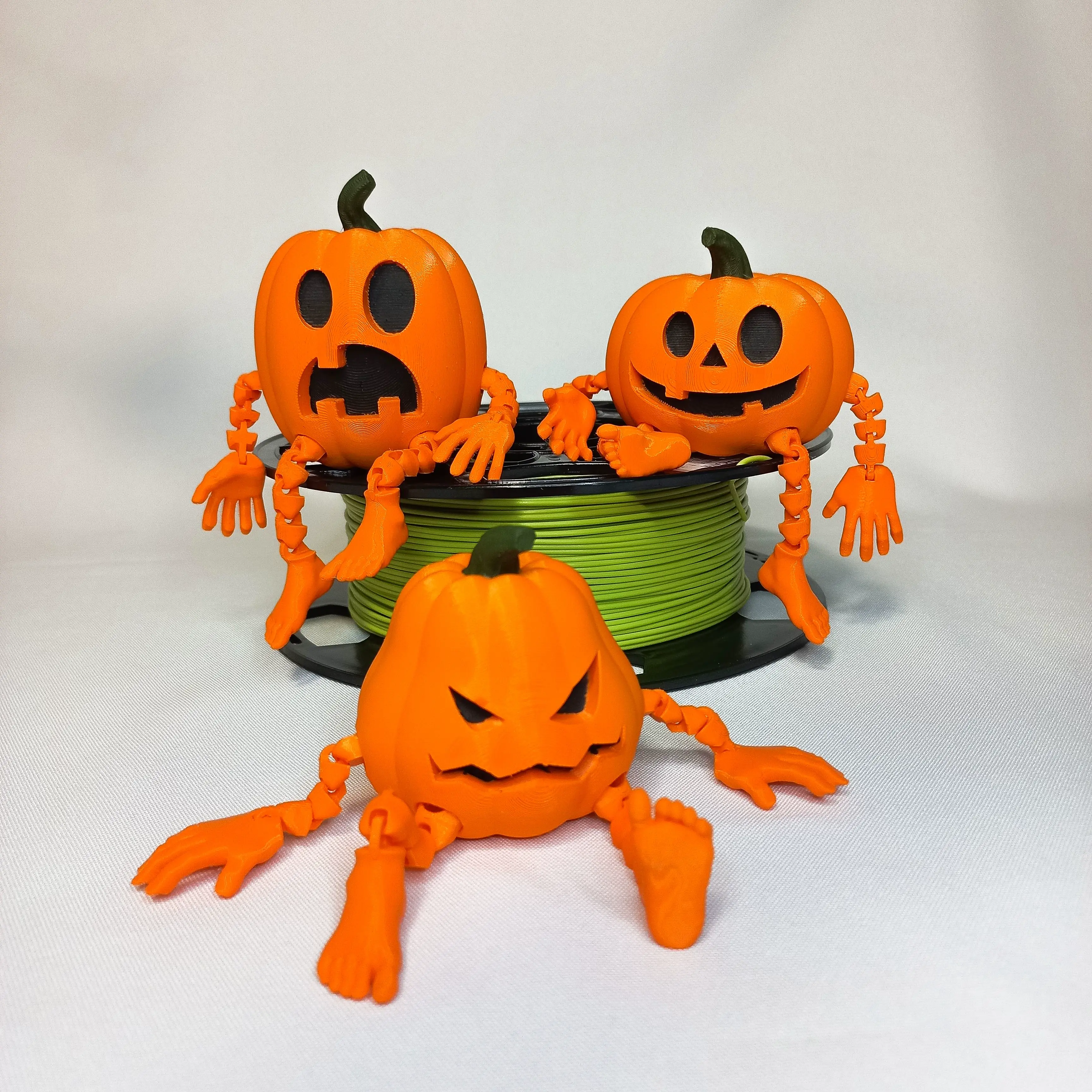 Home Decorations & Ornaments STL Download - PUMPKIN FAMILYby ROGI STUDIOS