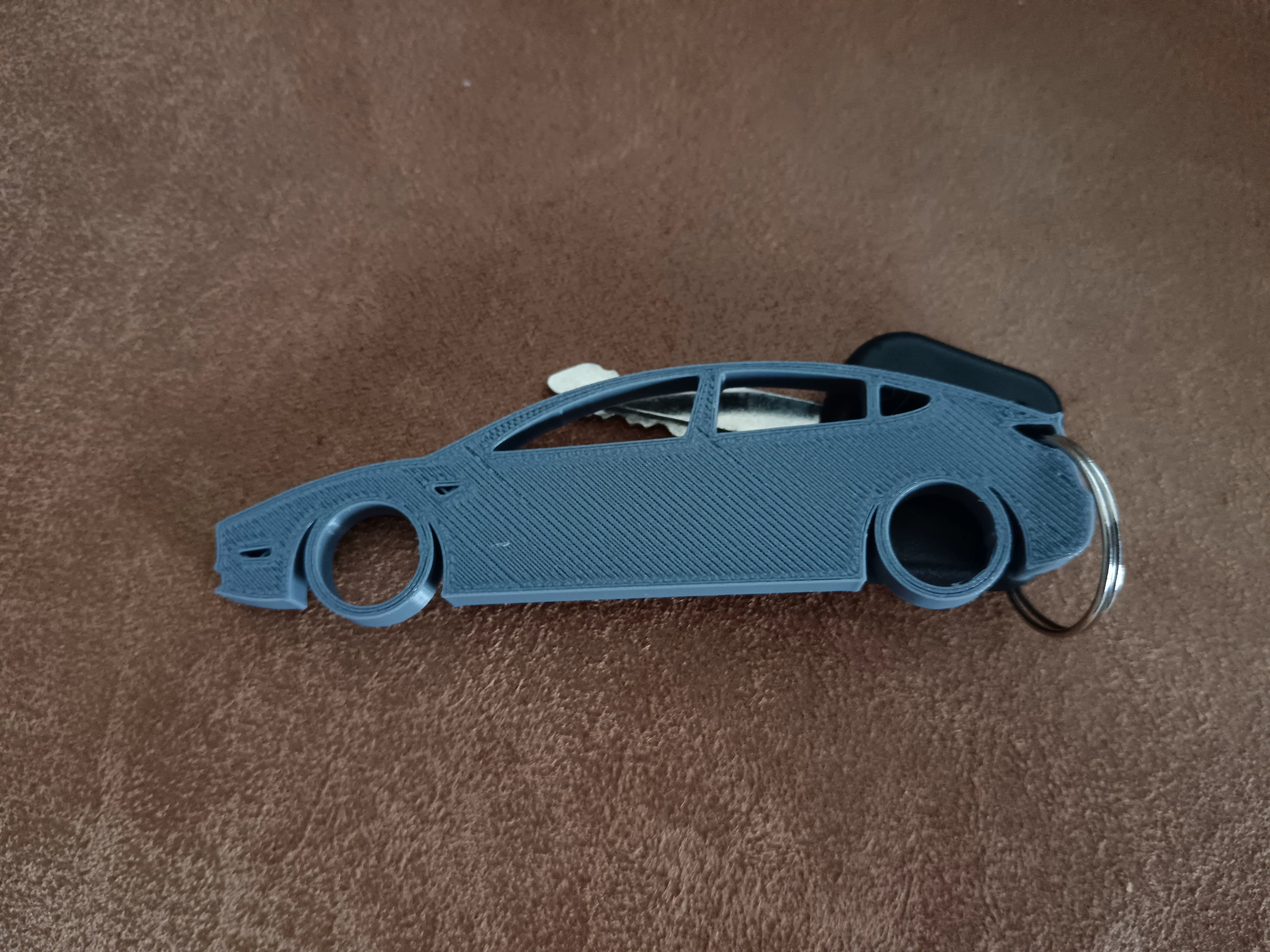 Jewelry & Accessories STL Download - Tesla Model 3 keychainby ...