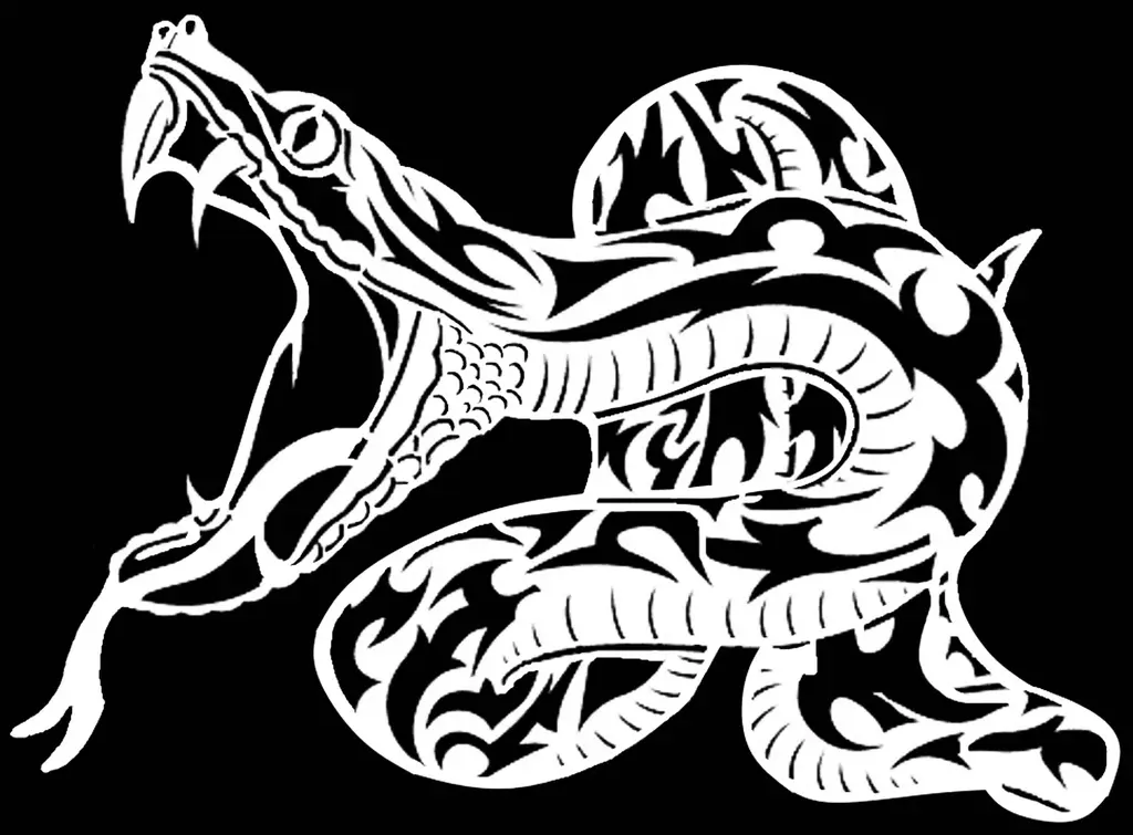 Free Digital Art STL Download - 2D Snake 2by SMT_M 🦊