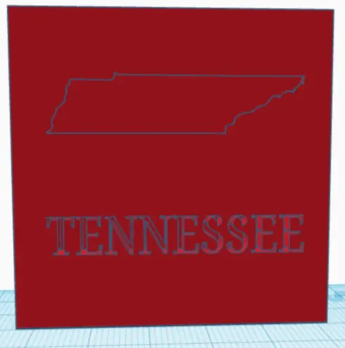 Digital Art STL Download - Tennessee Block Signsby Aviator Print Co