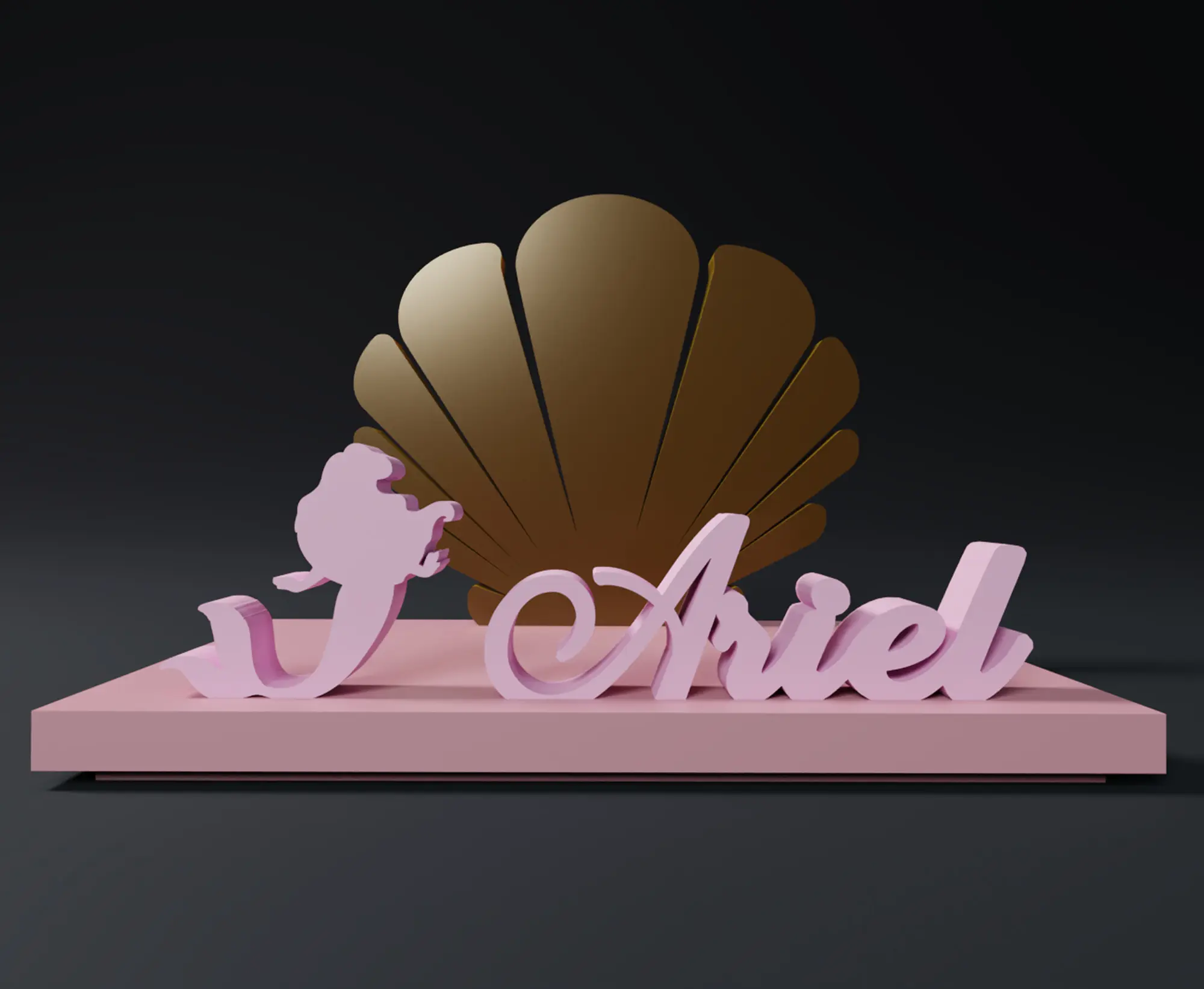 Other STL Download - DISNEY PRINCESS ARIEL BOXby César_Cruz