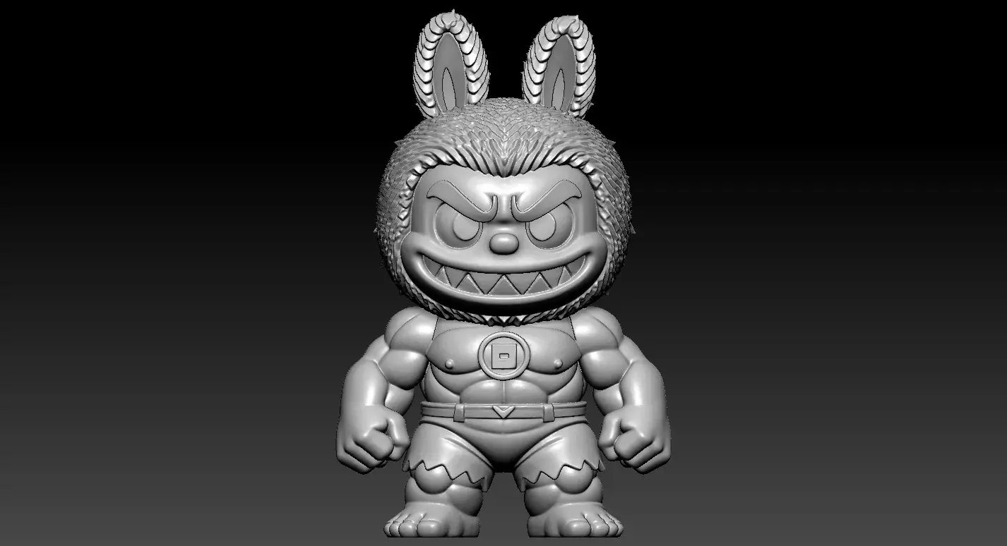3D Printer Files | 3MF File | Labubu - Hulk DC Comics statue - 3D print ...