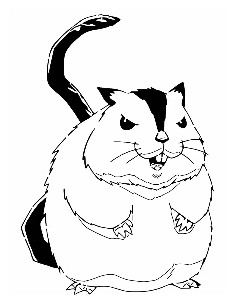 Free Characters & Creatures STL Download - Hamsuke stencilby SMT_M 🦊