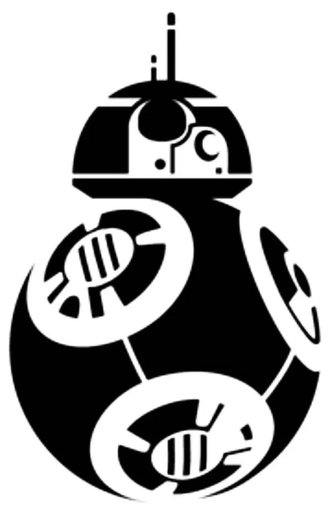 Free Other STL Download - BB8 stencil 3by SMT_M 🦊