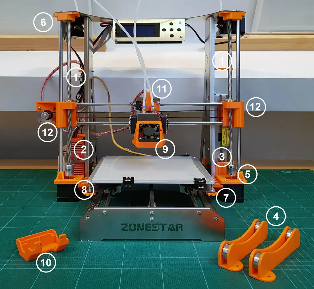 Free 3D Printer Parts STL Download - Collection of upgrades for the ...