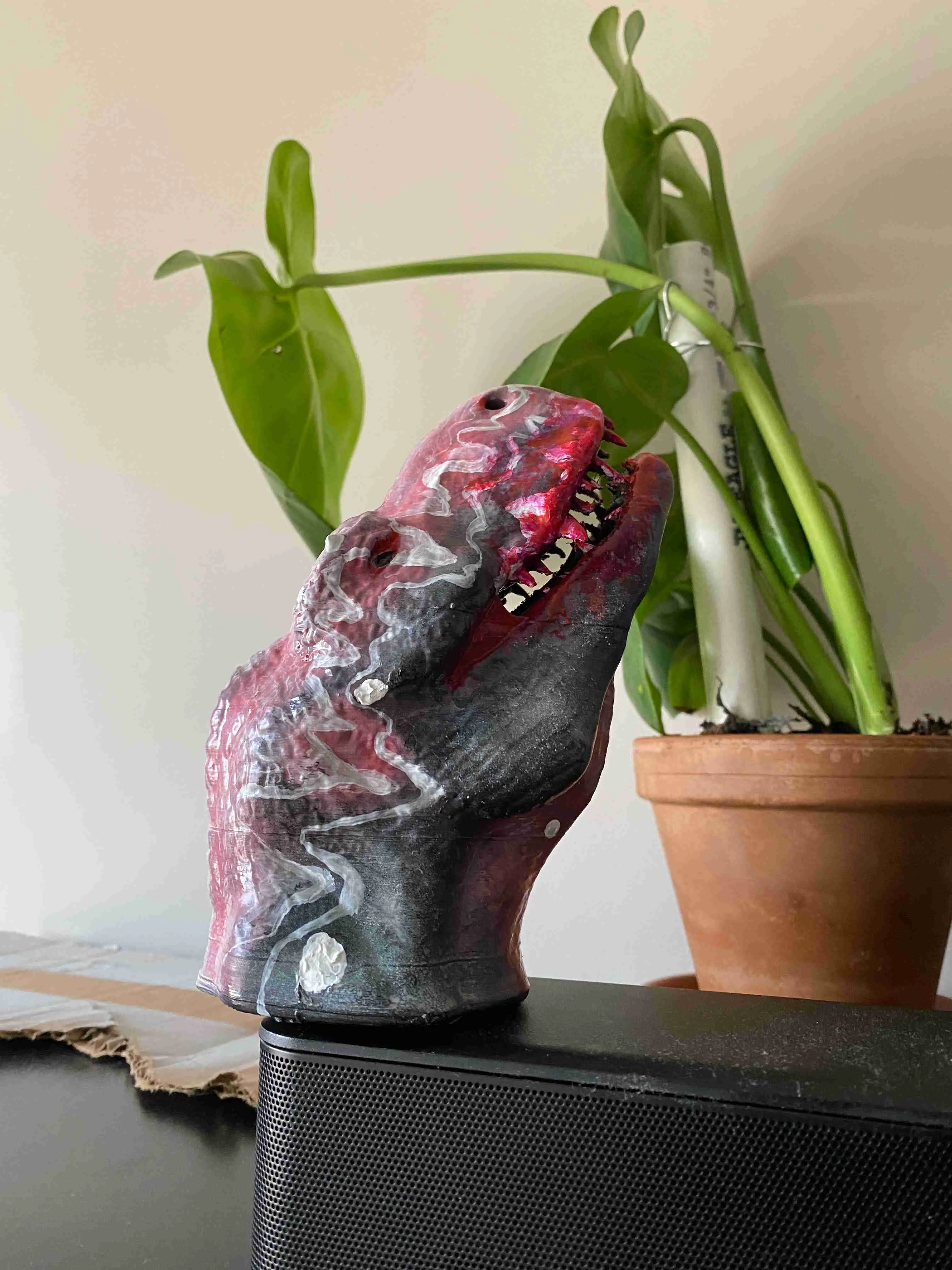 Characters & Creatures STL Download - T Rex Headby David Crum