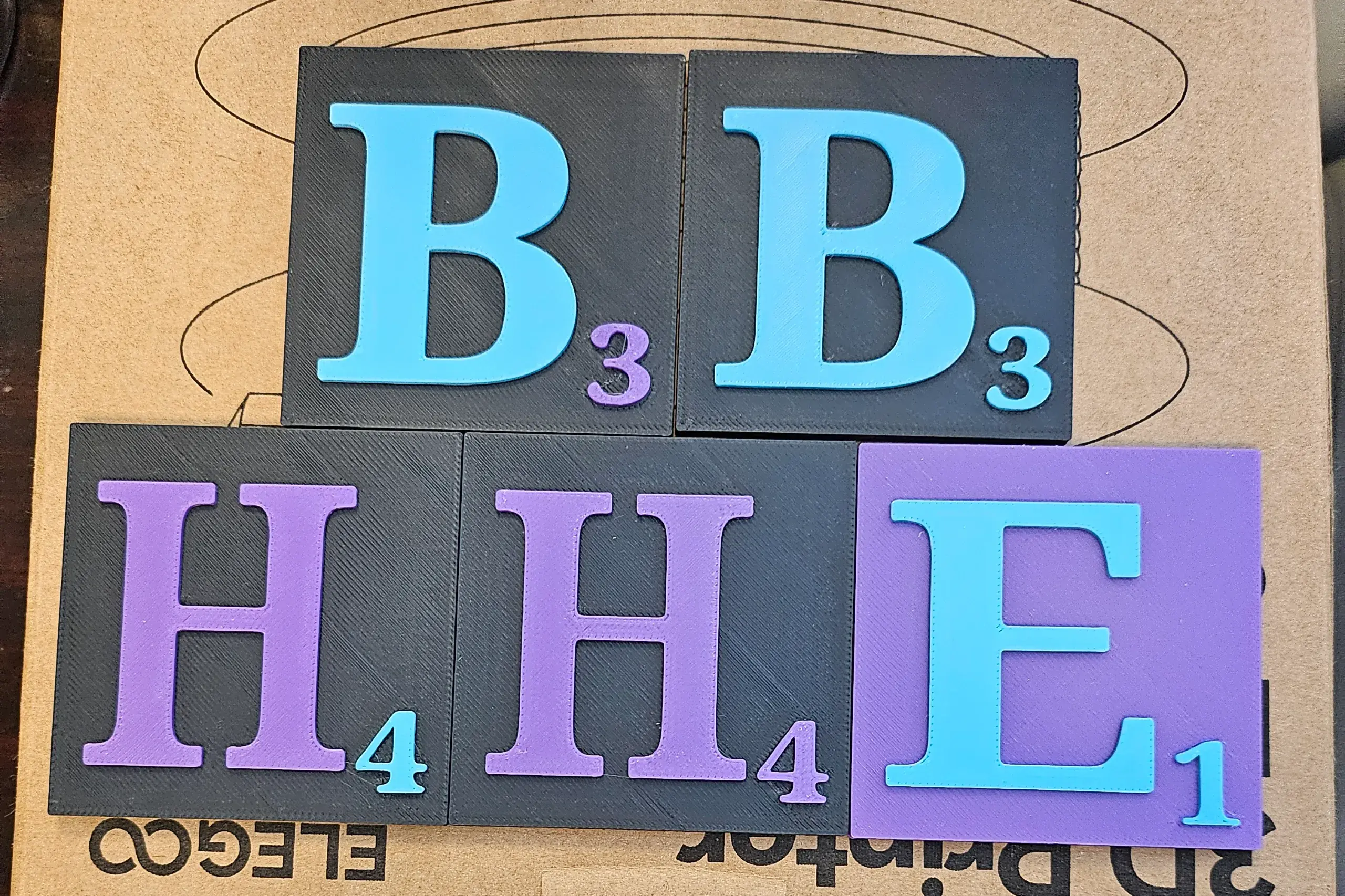 3D Printer Files | 3MF File | Scrabble Wall Decor – Full Alphabet ...
