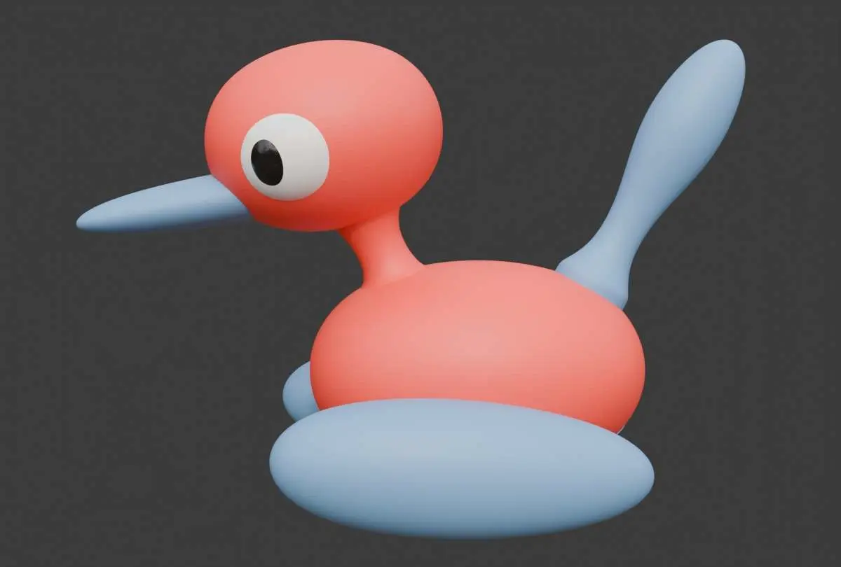 Characters & Creatures STL Download - Porygon 2 Pokemon Fan Artby Toti ...