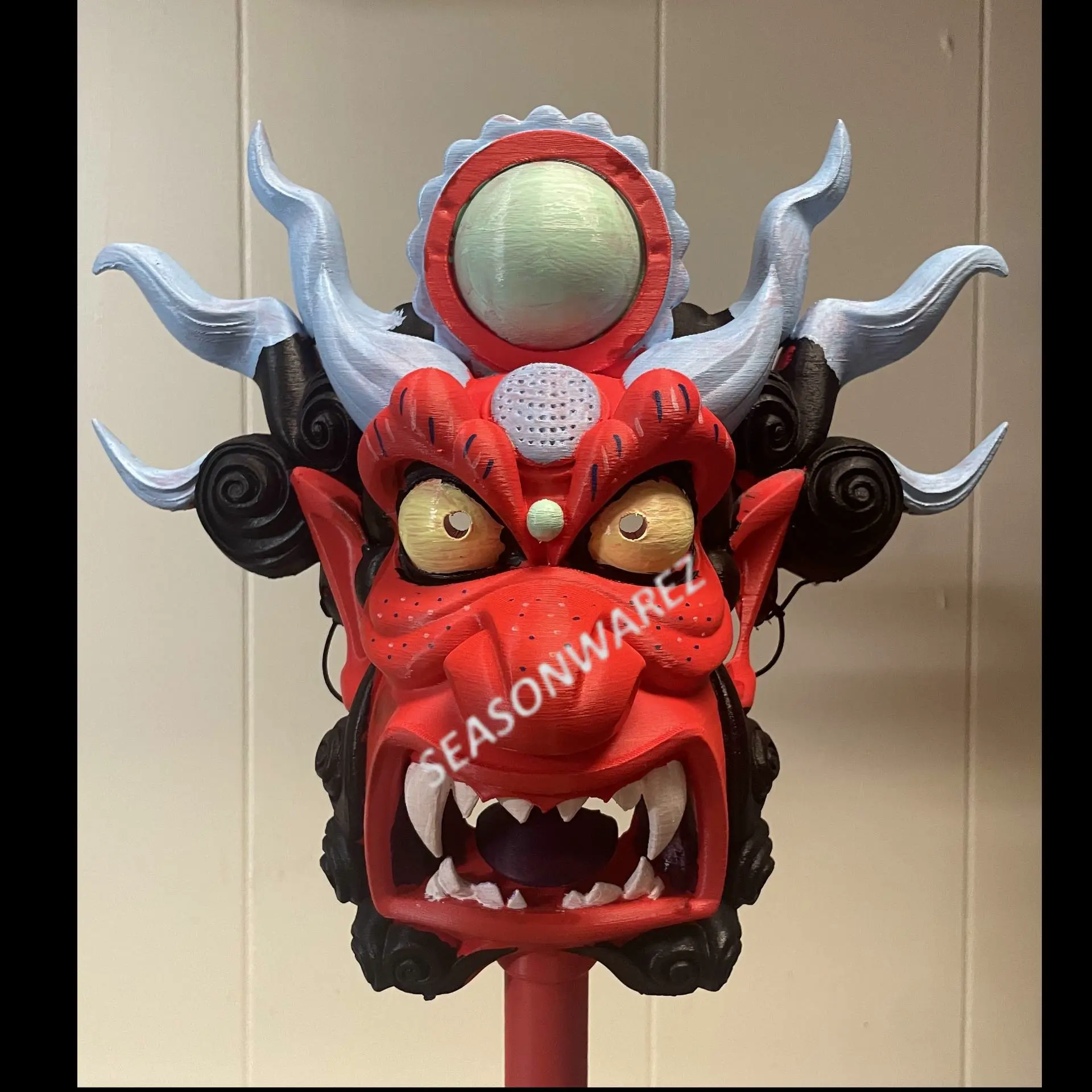 Arquivos de impressora 3D | Arquivo 3MF | Red Pilot Demon Mask - KPop ...