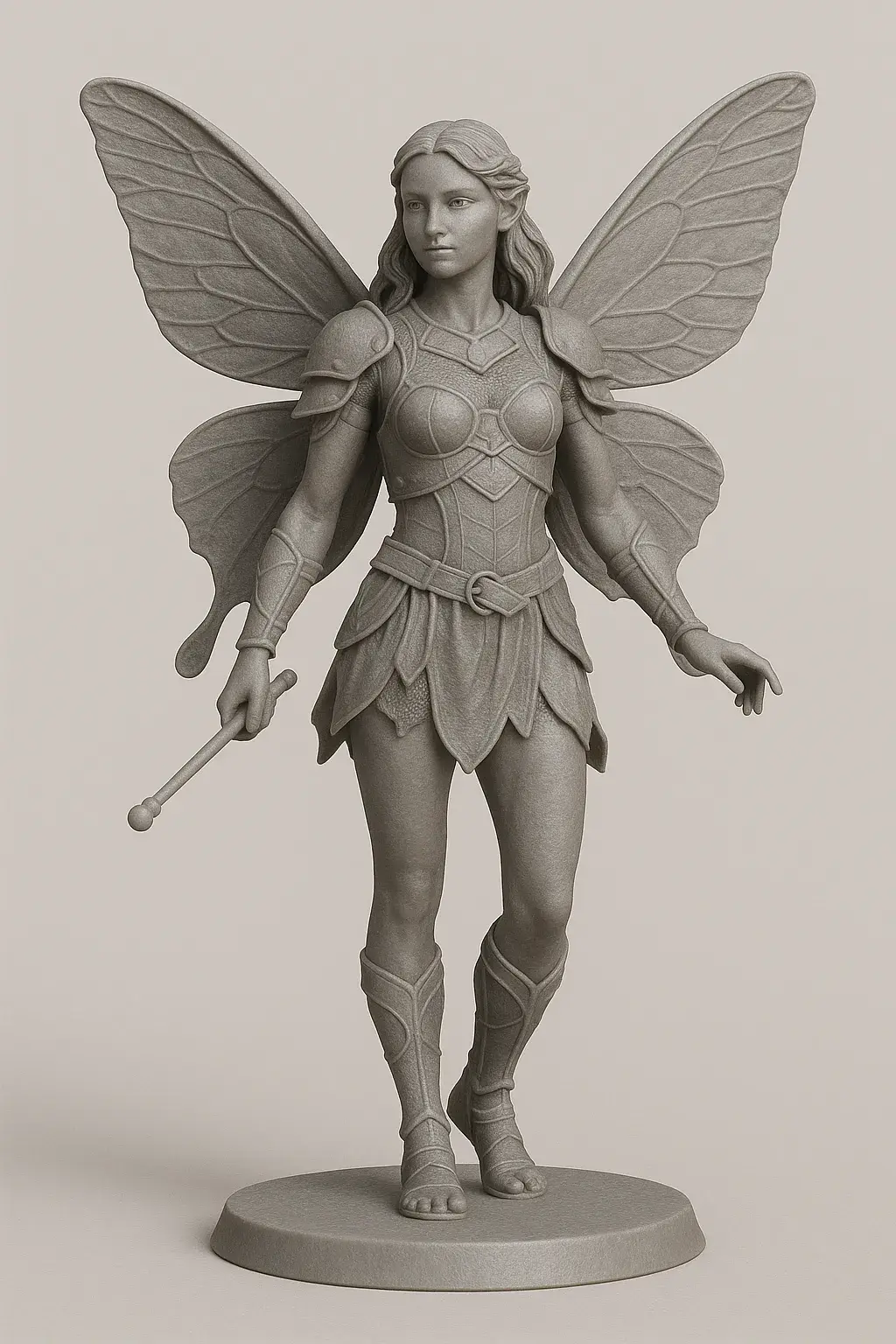 3D Printer Files | 3MF File | Beautiful Fairy Girl | Creality Cloud