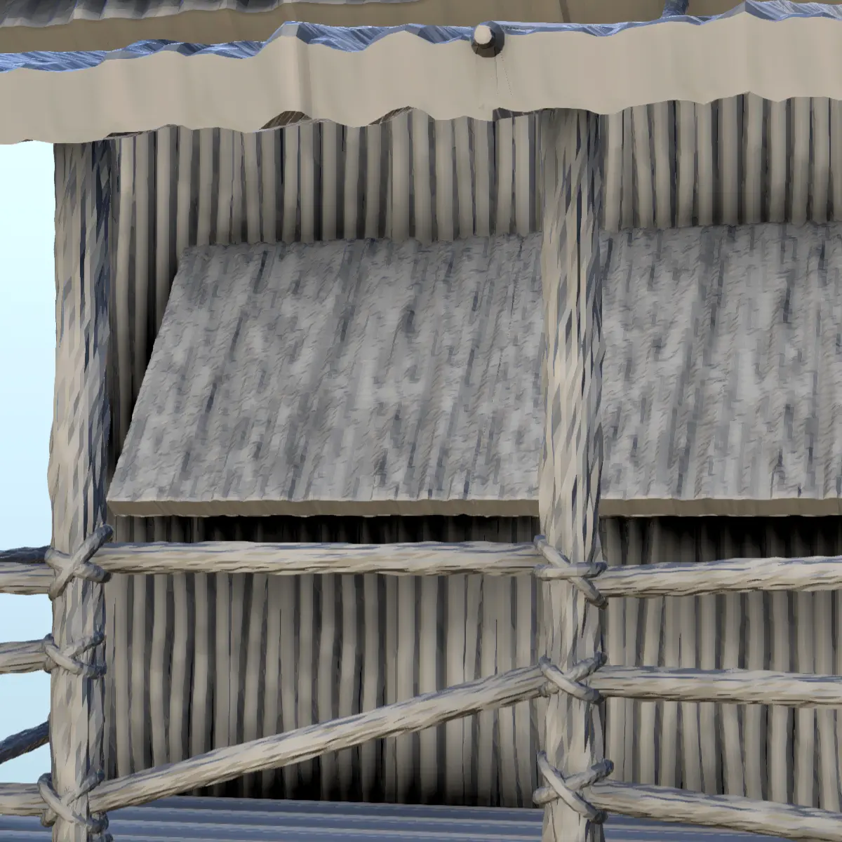 Large wooden house on stilts (3) - miniatures warhammer terr | 3D ...