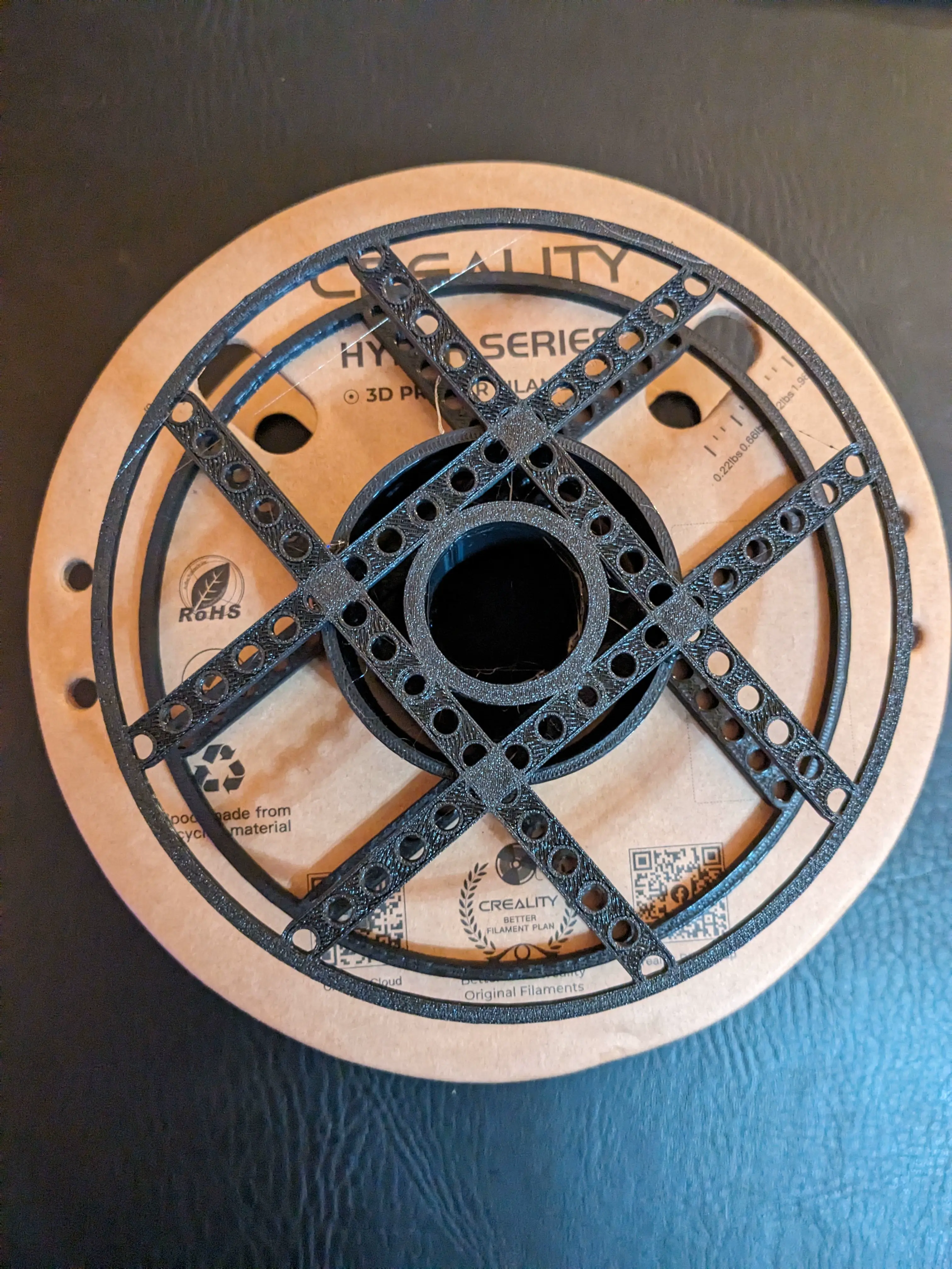 3D Printer Files | 3MF File | Stubby Spool (3mm rim w/center lip ...