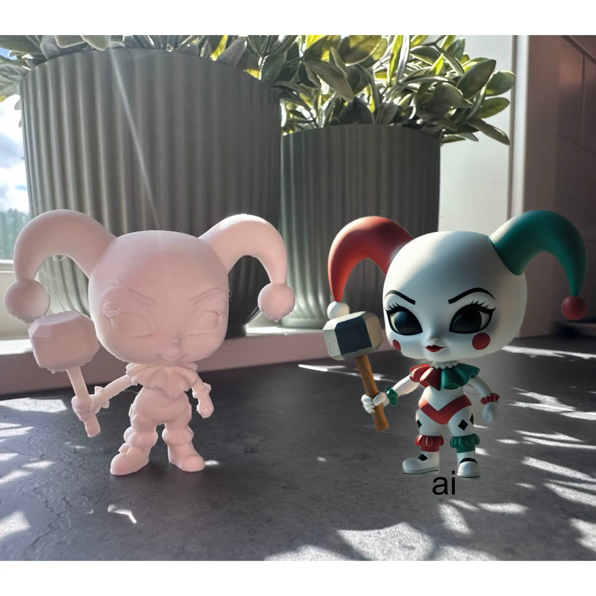 3D Printer Files | 3MF File | Harley Quinn Jester Edition DeskBuddy ...