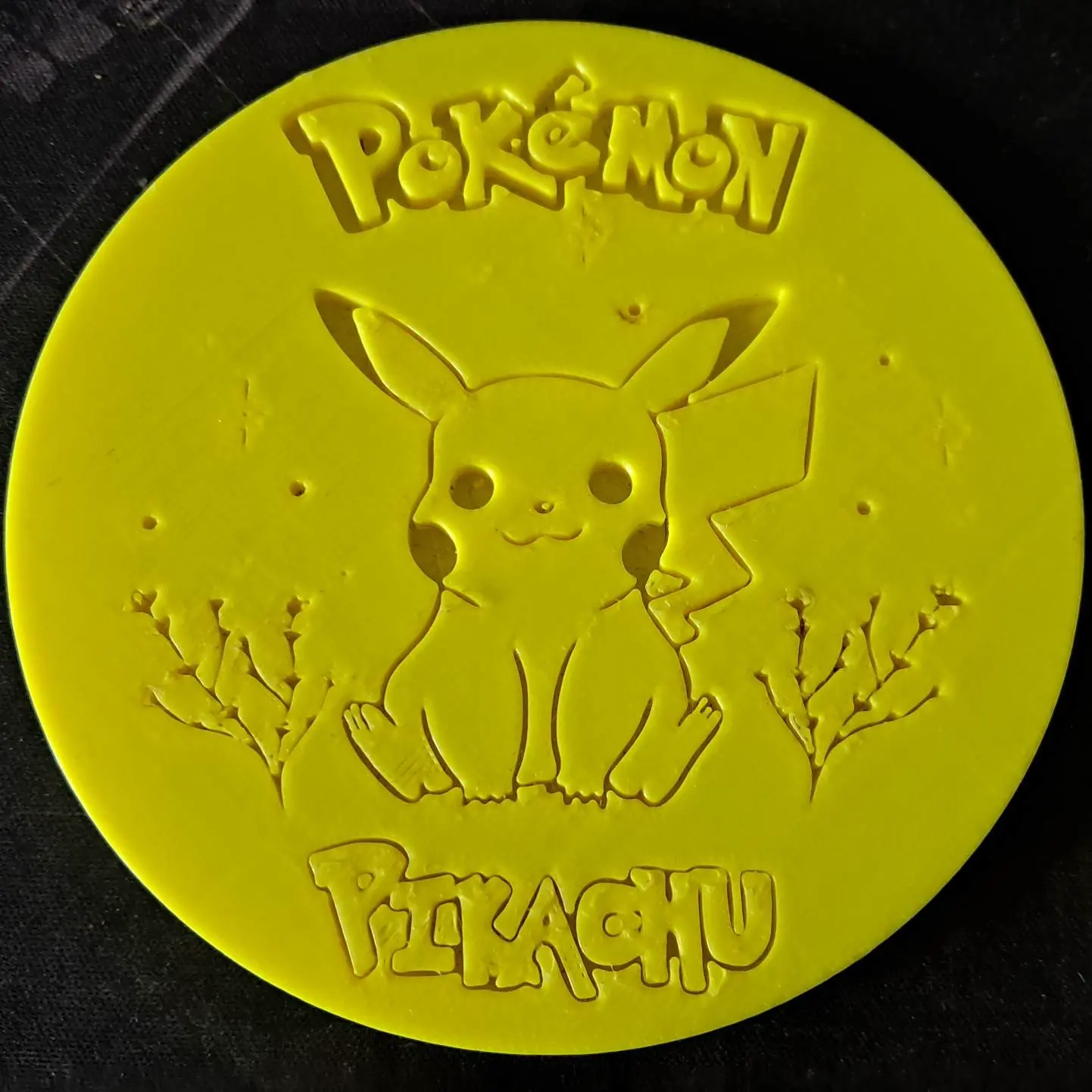 3D Printer Files | 3MF File | Pikachu Pokemon Coaster | Creality Cloud