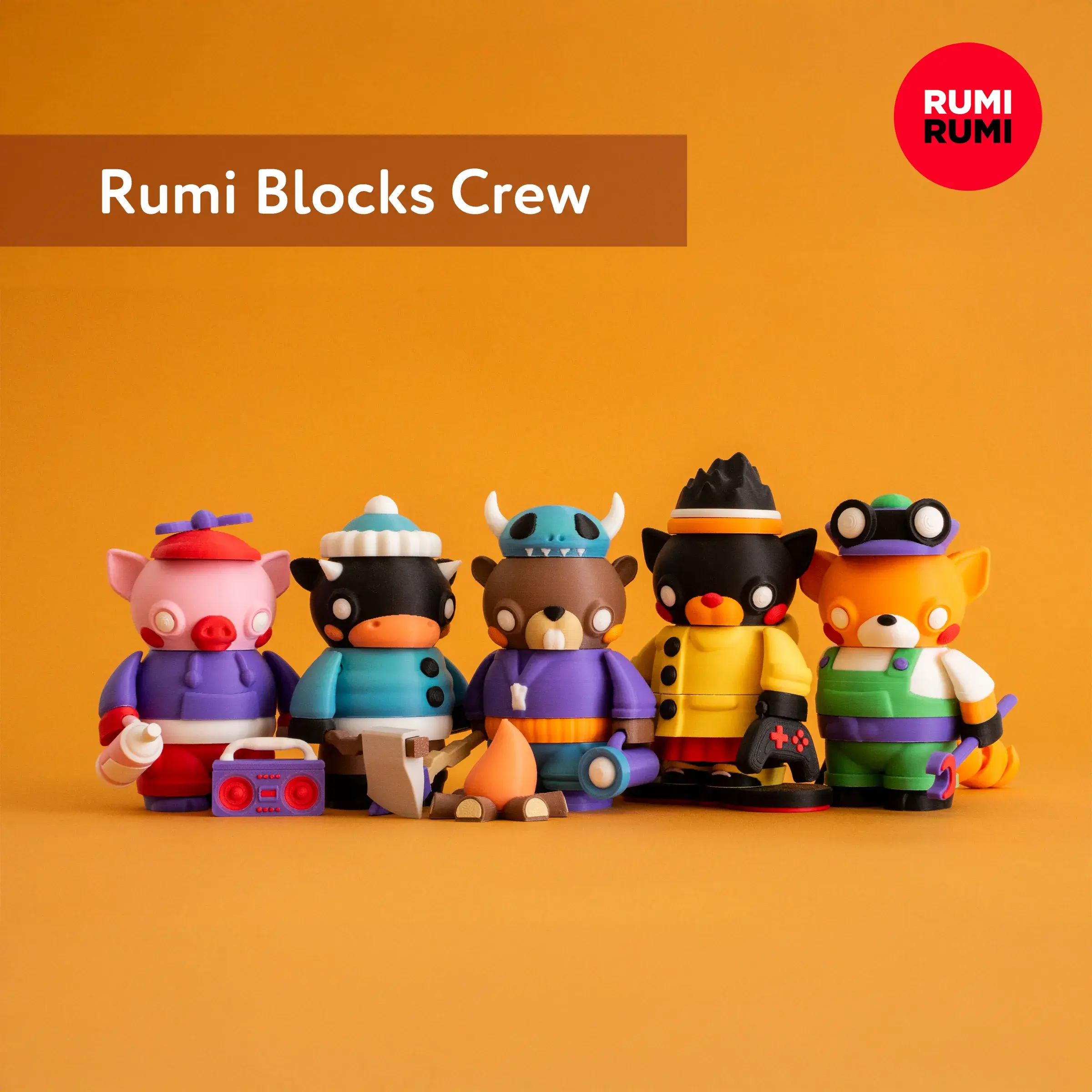 Construction Toys STL Download - Chompy the Beaver – Forest Scout by ...