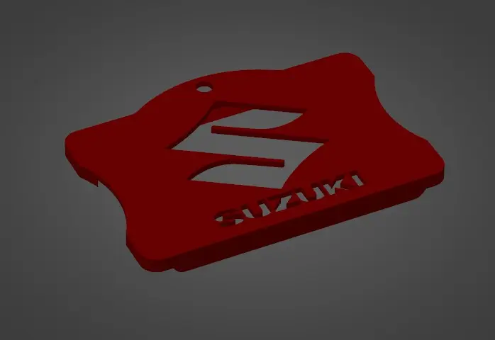 Badges & Coins STL Download - Suzuki ID Holder by Creathings3D