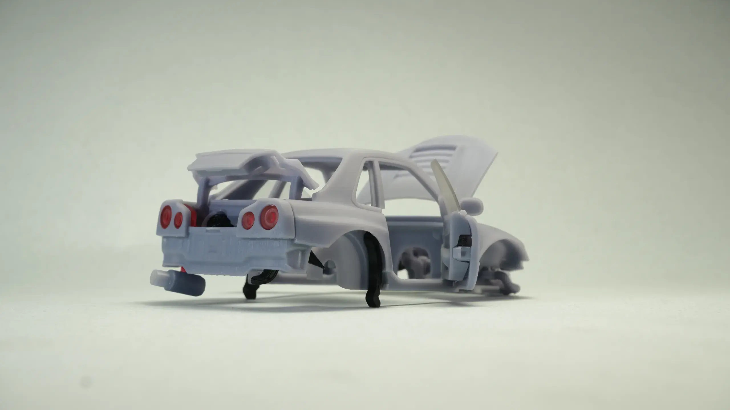 Vehicles & Machinery STL Download - Nissan Skyline GTR34 tooned model ...