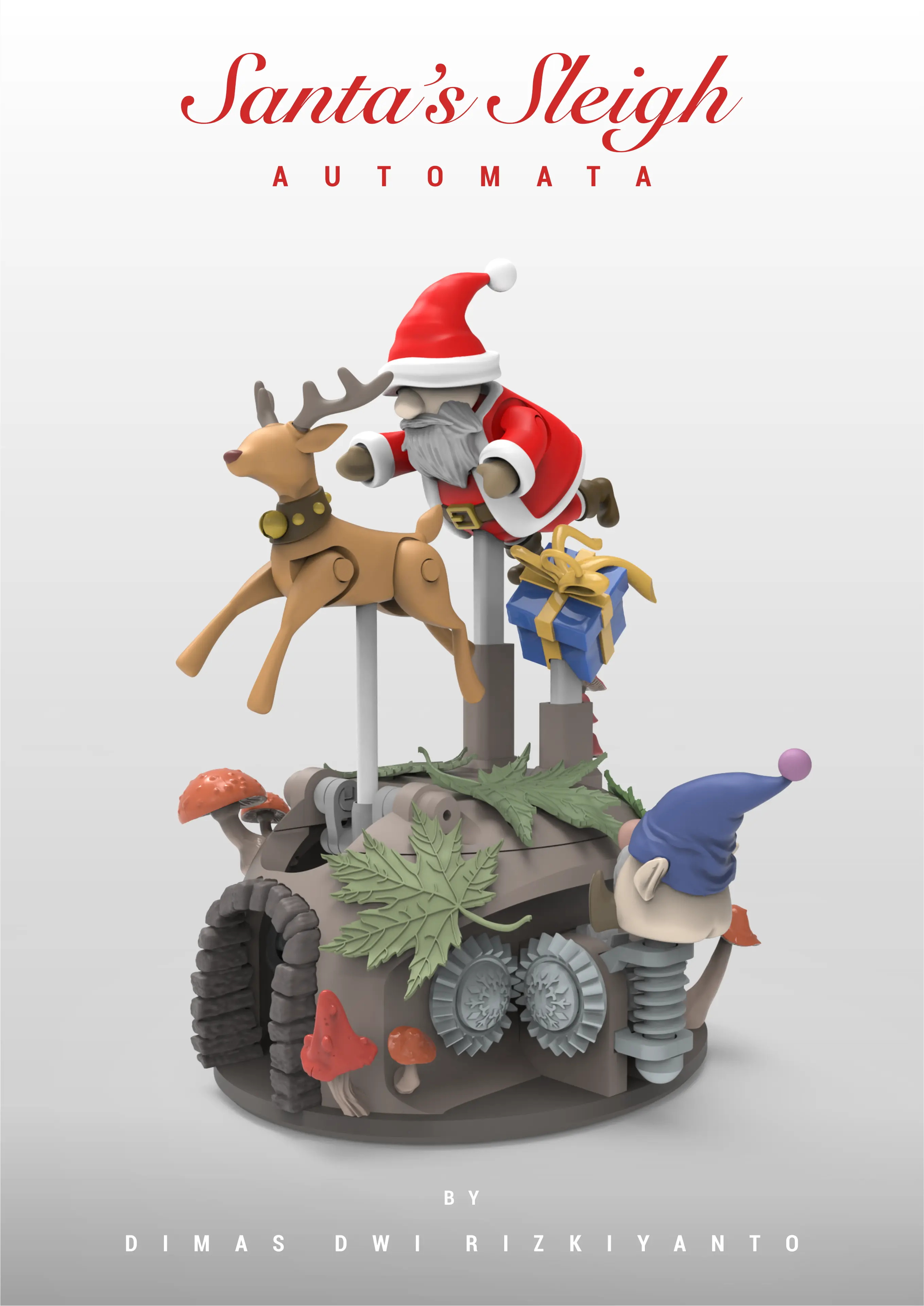 Other STL Download - SANTA'S SLEIGH AUTOMATA (for expert creators)by ...