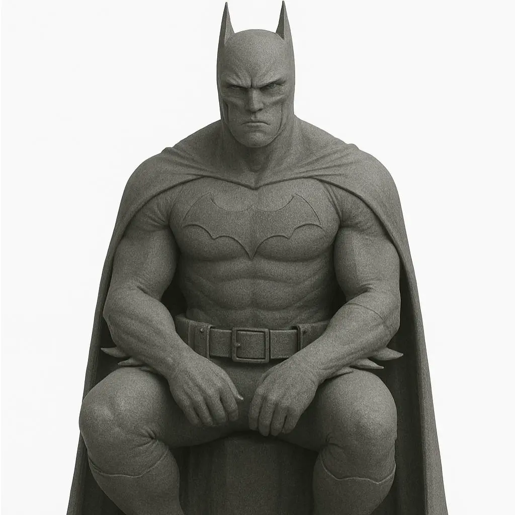 3D Printer Files | 3MF File | sitting Batman | Creality Cloud