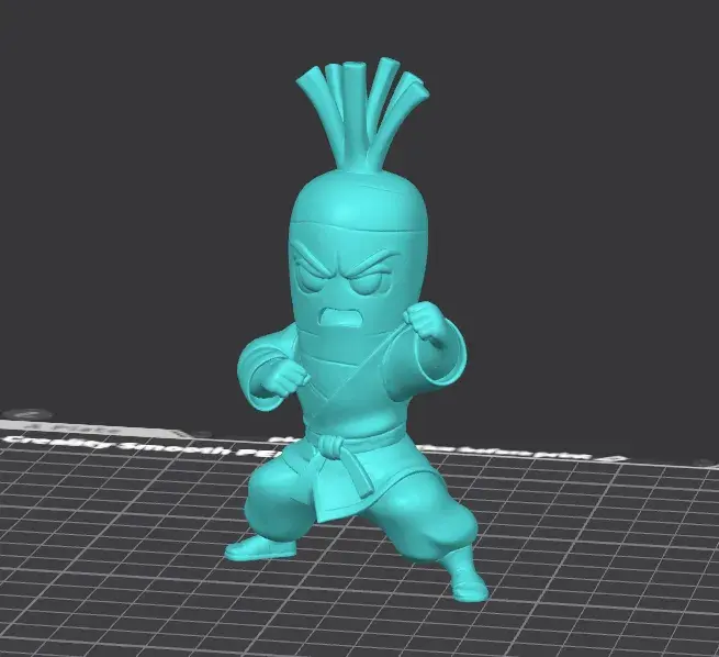 3D Printer Files | 3MF File | Karate Carrot Warrior | Creality Cloud