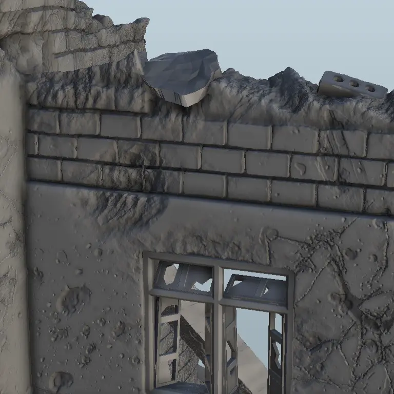 Other STL Download - Corner ruins - terrain WW2 scenery historical ...