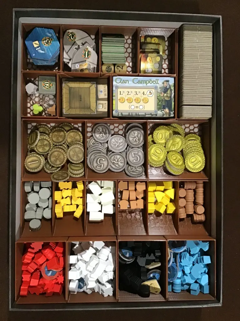 3D Printer Files | 3MF File | Clans Of Caledonia Board Game Light ...