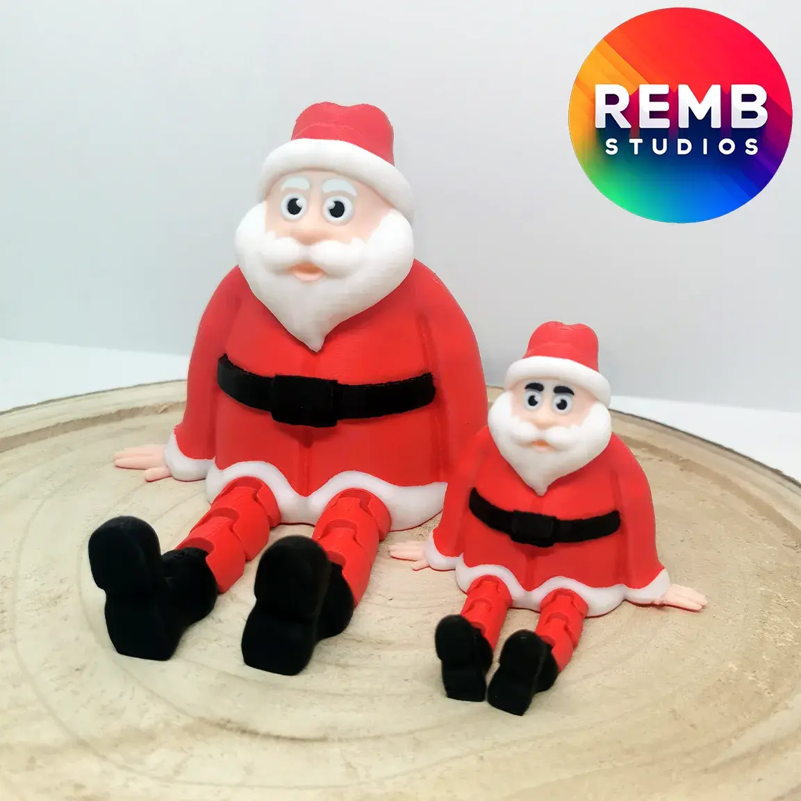 3D Printer Files | 3MF File | Flexi Santa | Print in Place | NO Support ...