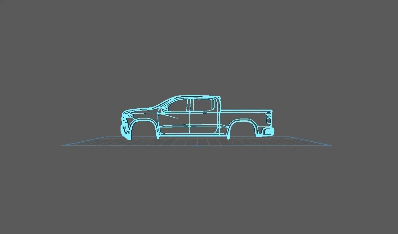 Vehicles & Machinery STL Download - Chevrolet - Silverado 1500 2019by ...
