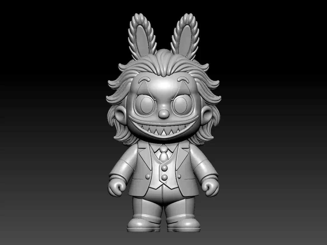 Other STL Download - Labubu - Joker DC Comics statue - 3D printby ...