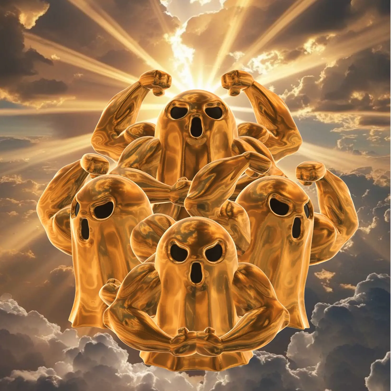 Free Sculptures & Artworks STL Download - Ghost Muscleby FUR CRAFT