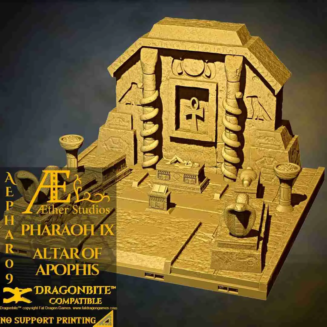 Other STL Download - AEPHAR09 - Altar of Apophisby Aether Studios