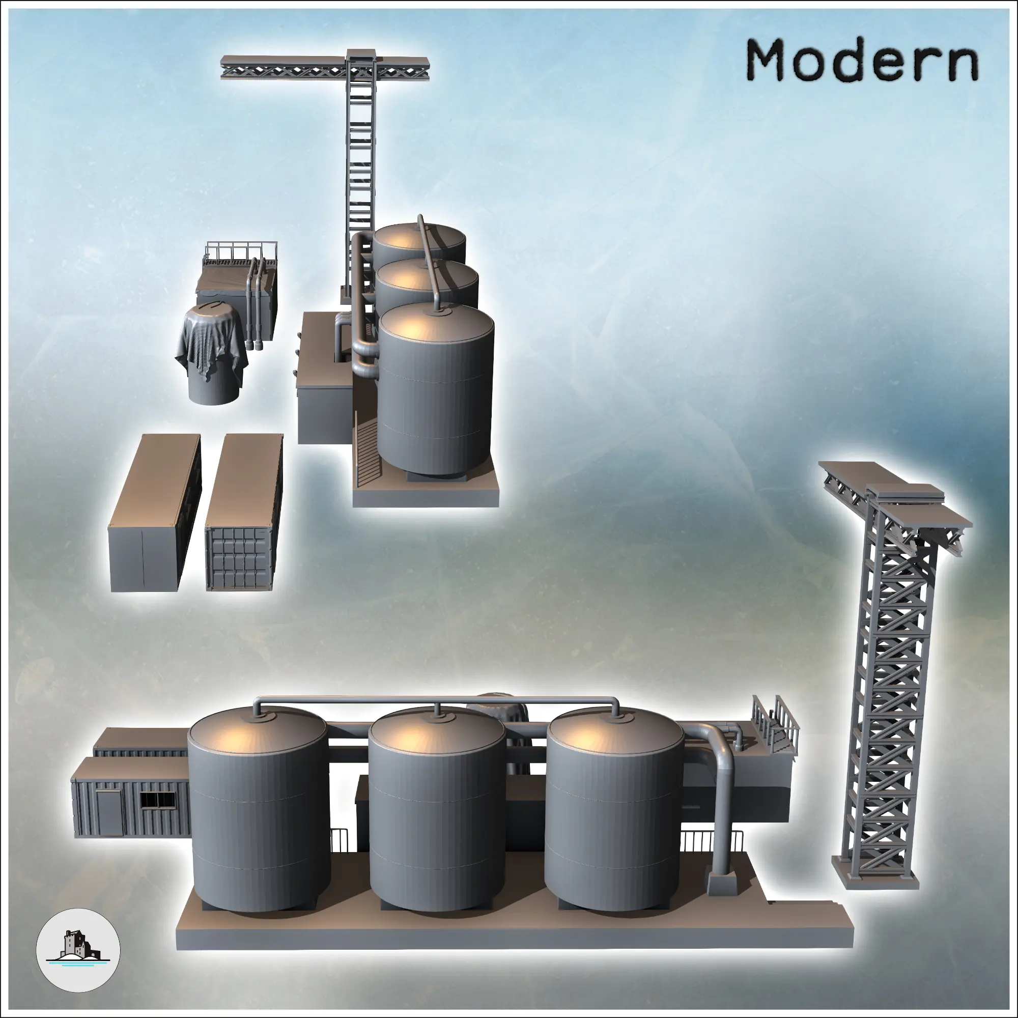 Industrial Design & Prototypes STL Download - Set of industrial ...