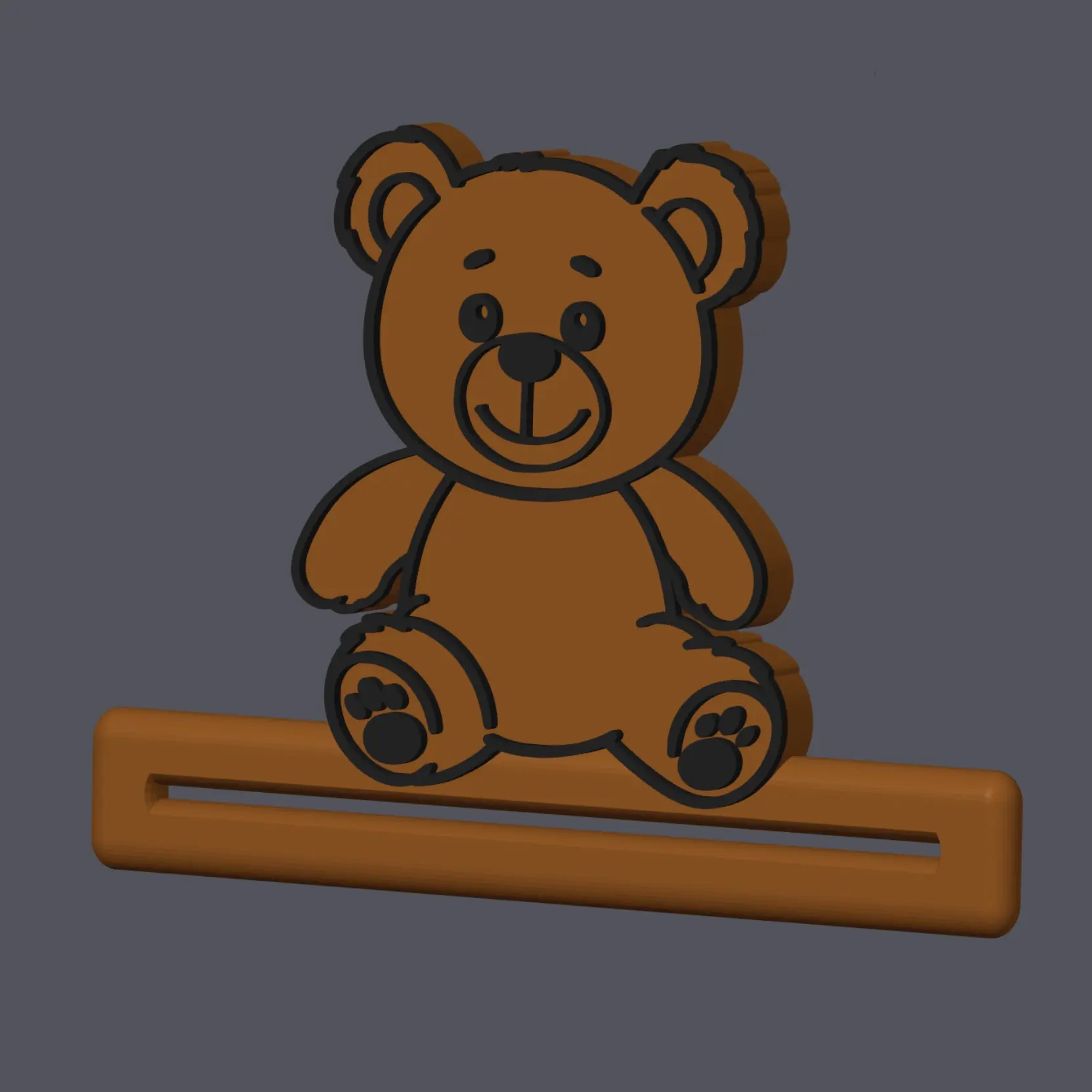 Home Decorations & Ornaments STL Download - Teddy Bear - Toothpaste ...