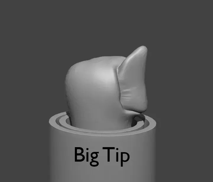 Characters & Creatures STL Download - Collapsing Middle Finger - Zombie ...