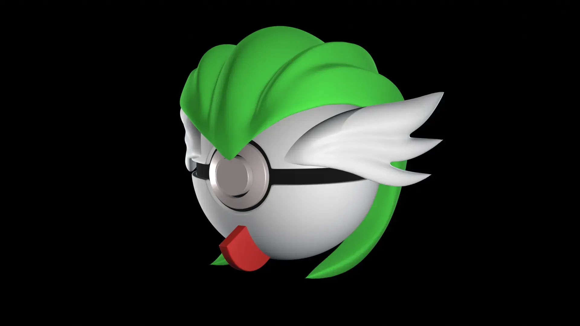 Digital Art STL Descarga - Gardevoir Themed Ball - Shokubutsu