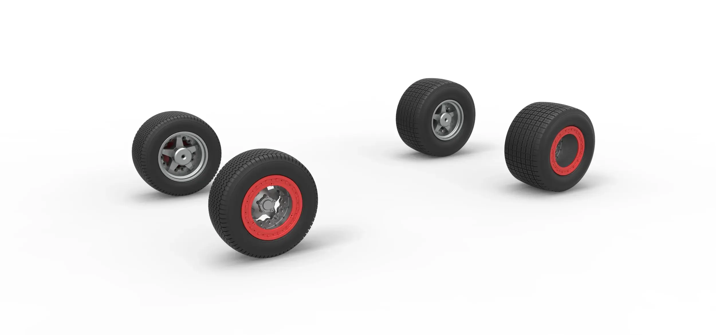 Vehicles & Machinery STL Download - Wheel Set of Southern Wing Modified ...