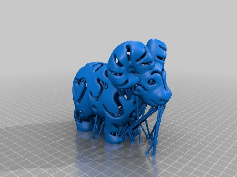 Free Home Decorations & Ornaments STL Download - 2015 Lucky Sheep ...