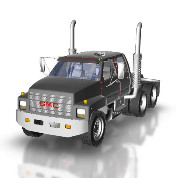 Vehicles & Machinery STL Download - GMC Sierra 6500by 3DCARSALON