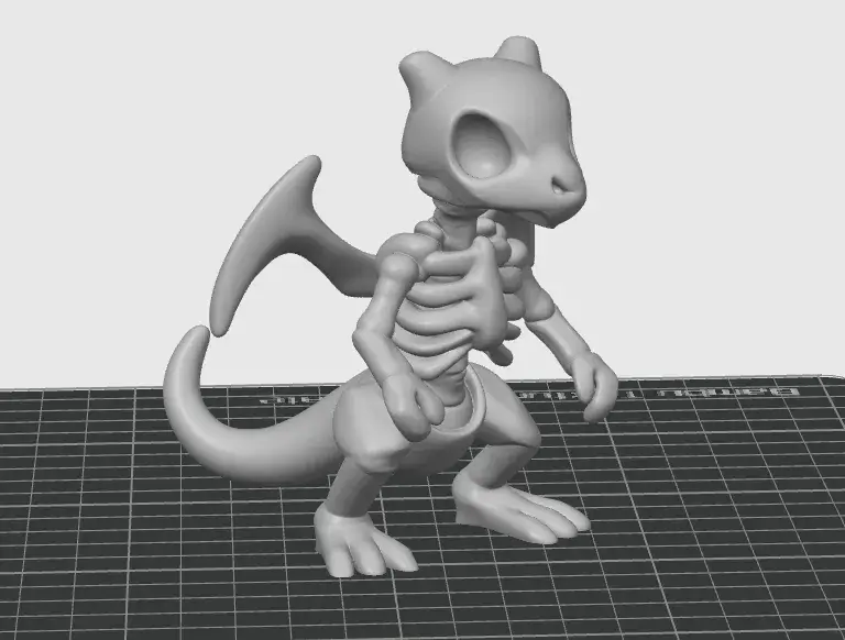 Free Other STL Download - Pokemon Skeletonby Swotar