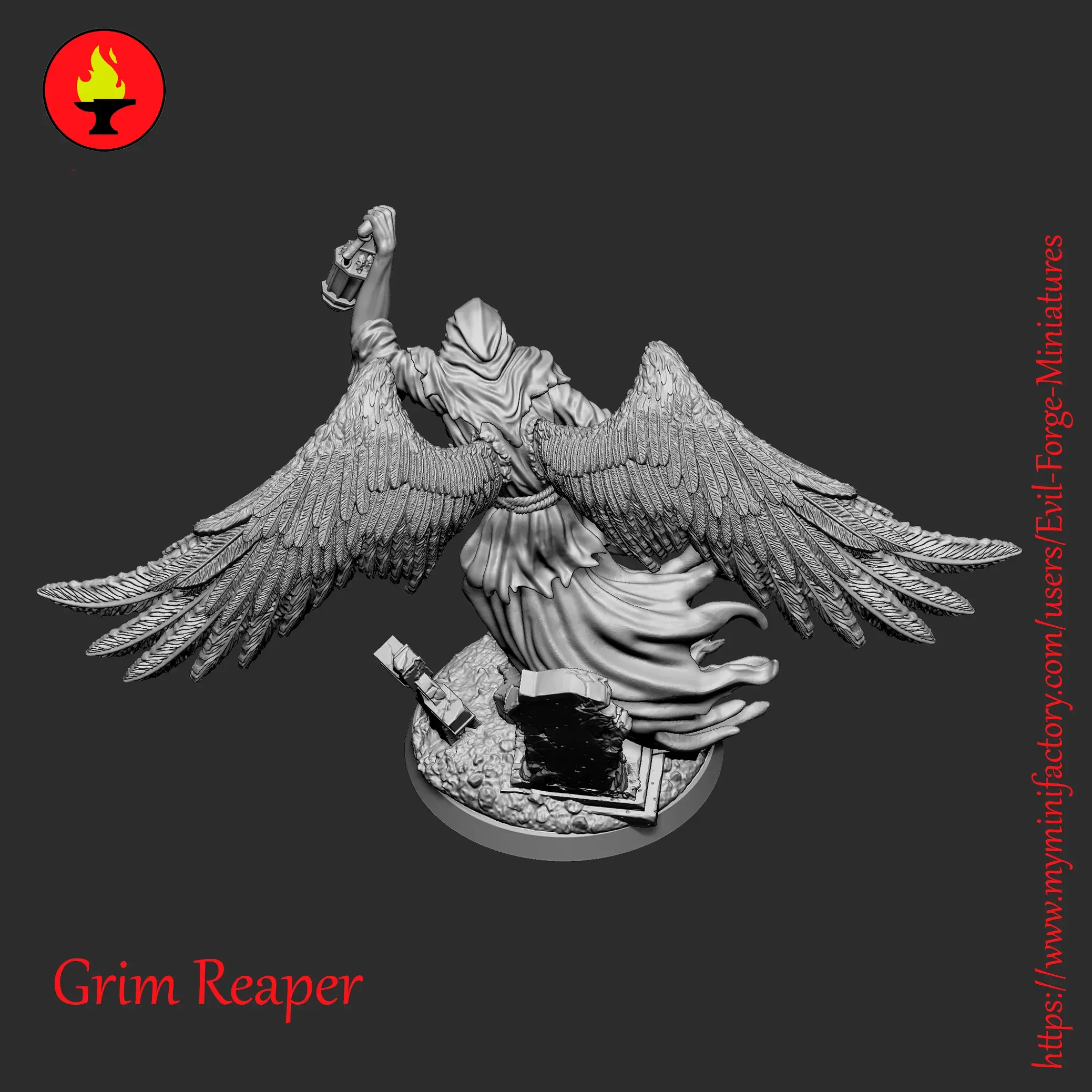 Other STL Download - Grim Reaper Dndby Evil Forge Figures
